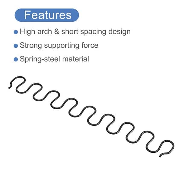 4Pack 15.7" Flat Sofa Spring Replacement Kit for Furniture Couch Repair, Black - Bed Bath ...